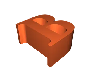 LETTER B by Jingbo Zhang | Download free STL model | Printables.com
