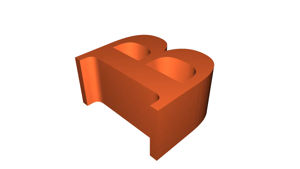 LETTER B by Jingbo Zhang | Download free STL model | Printables.com