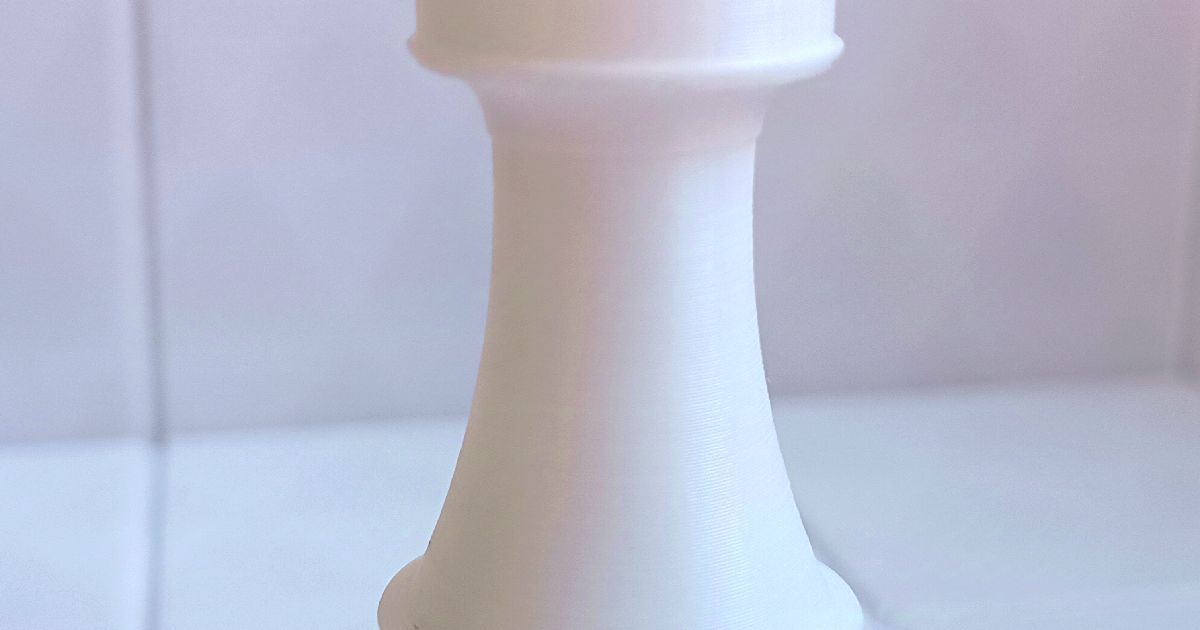 Classic Chess Rook by Patricio | Download free STL model | Printables.com