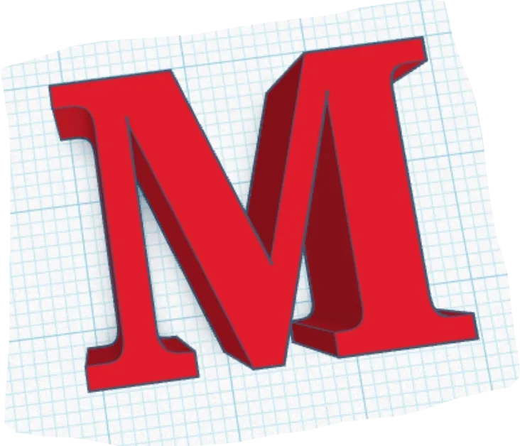 LETTER M by Jingbo Zhang | Download free STL model | Printables.com