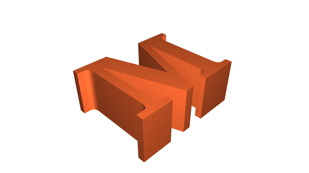 LETTER M by Jingbo Zhang | Download free STL model | Printables.com