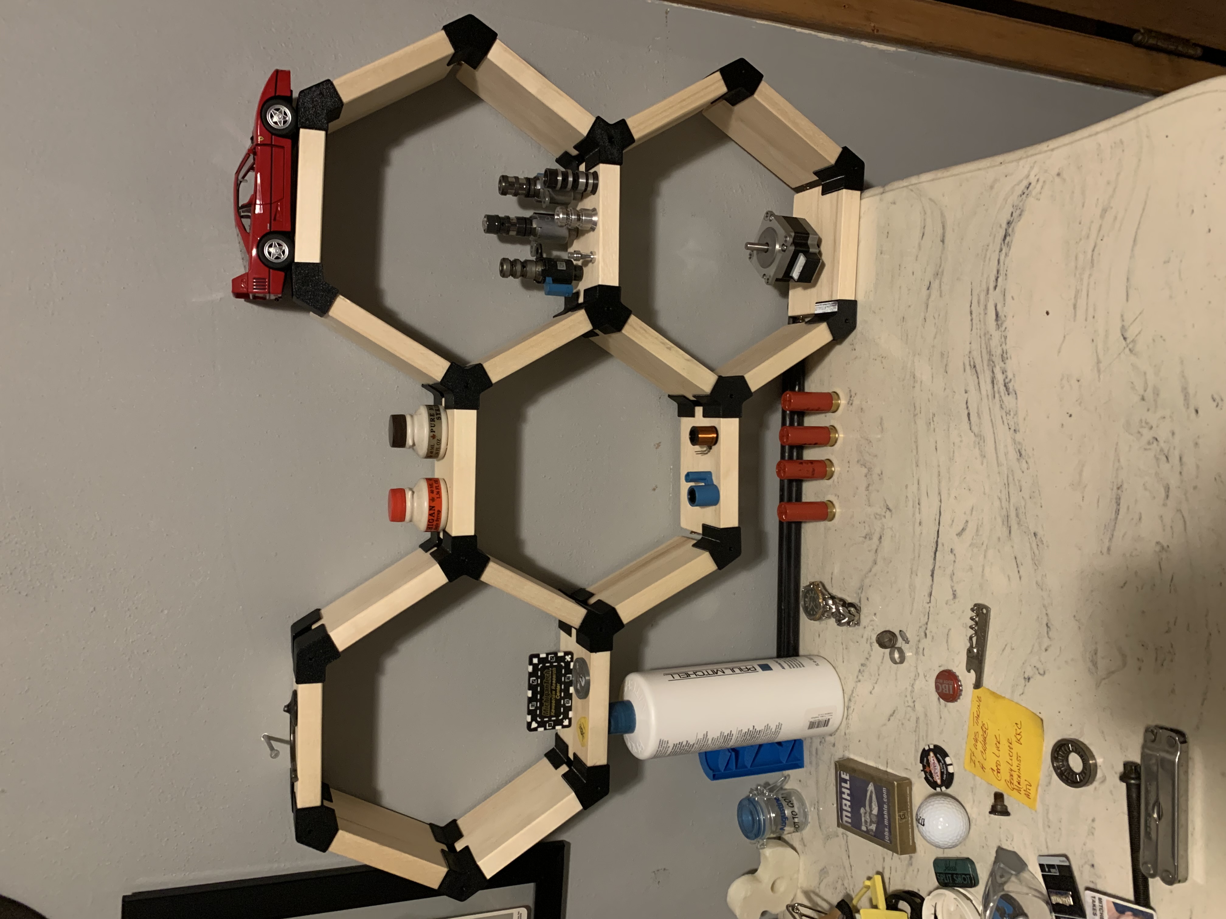 Hexagon Shelf by Mitchell Takes | Download free STL model | Printables.com