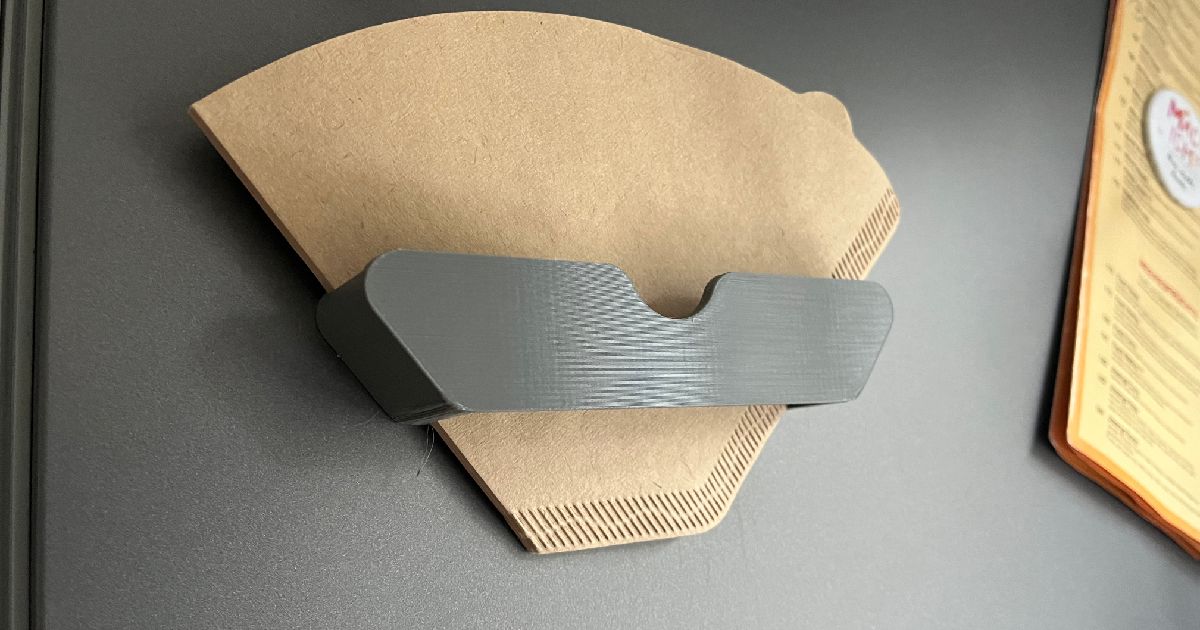 Coffee filter holder #4 with embedded magnets by Simon | Download free ...