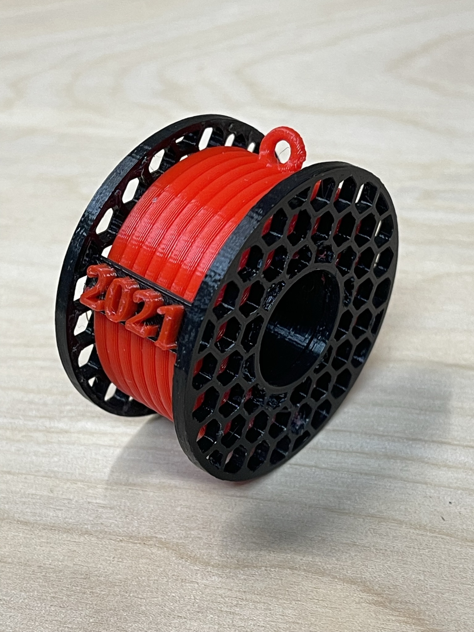 2021 Badge for Filament Spool Ornament by Rick's 3D Printing & Design ...