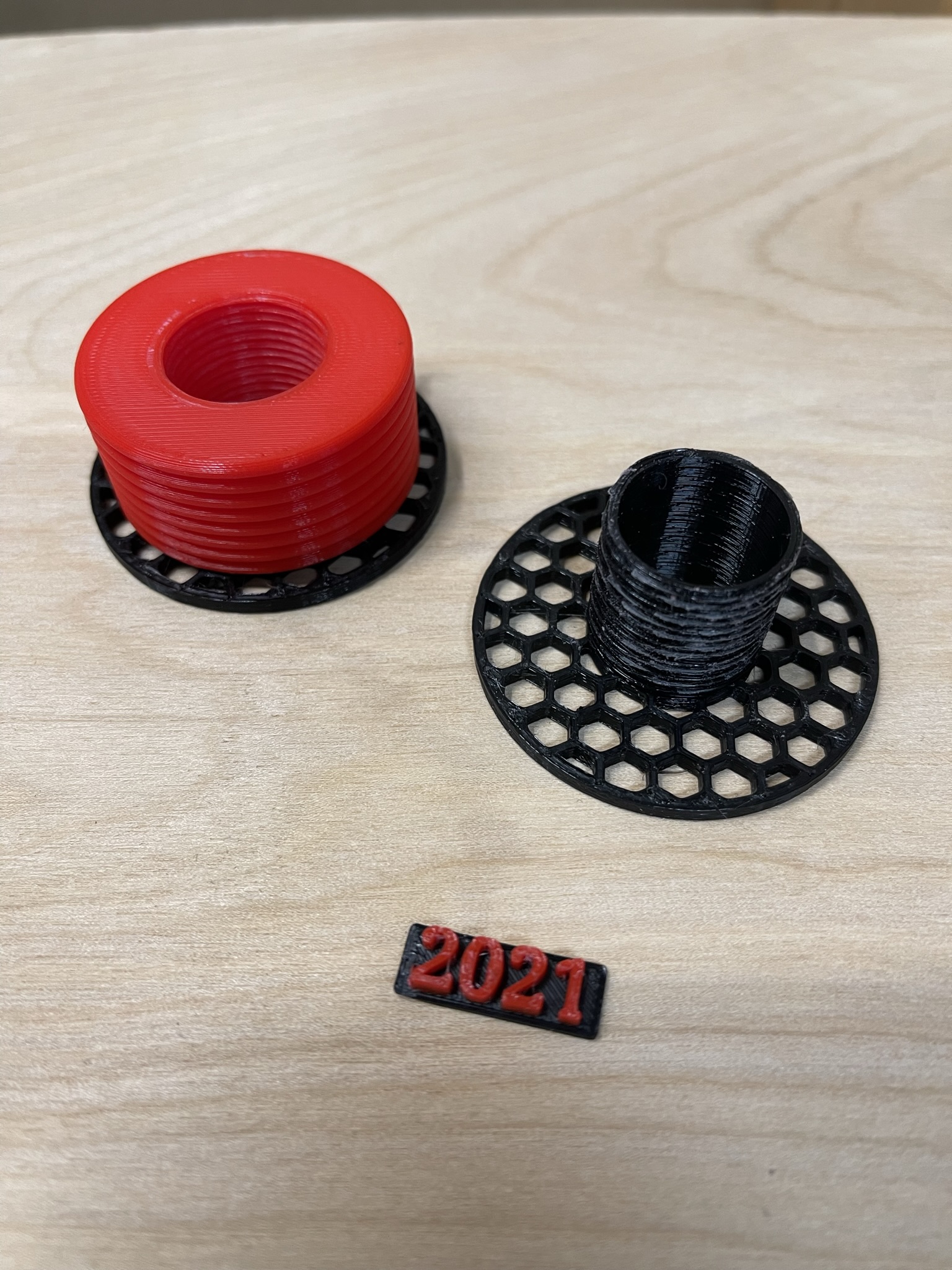 2021 Badge for Filament Spool Ornament by Rick's 3D Printing & Design ...