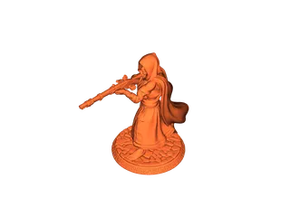 Half-elf rouge D&D mini by GreenyInk | Download free STL model ...