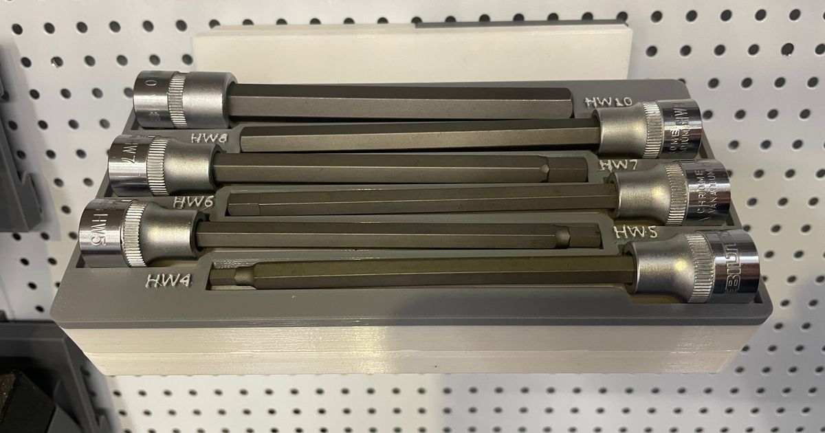 gridfinity bin socket allen key holder por Richard Schalander ...