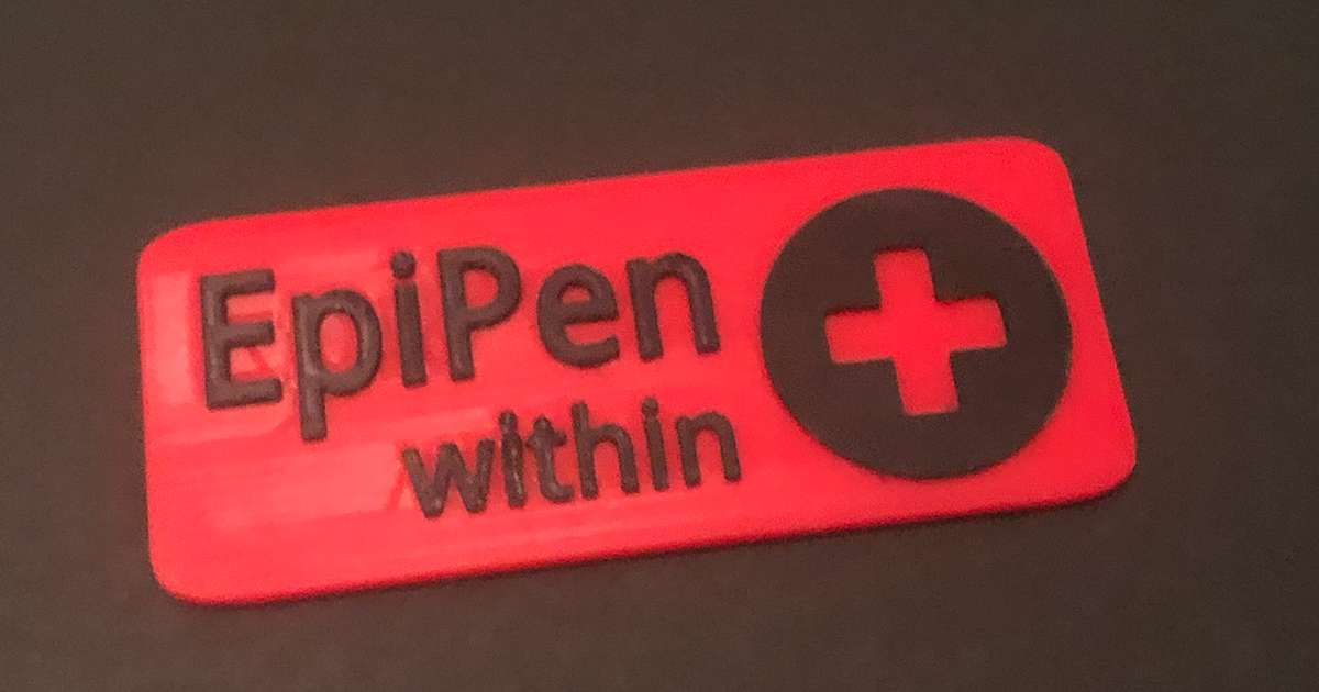 Adrenaline/Epinephrine/EpiPen/Anapen sign placard by rookie07 ...