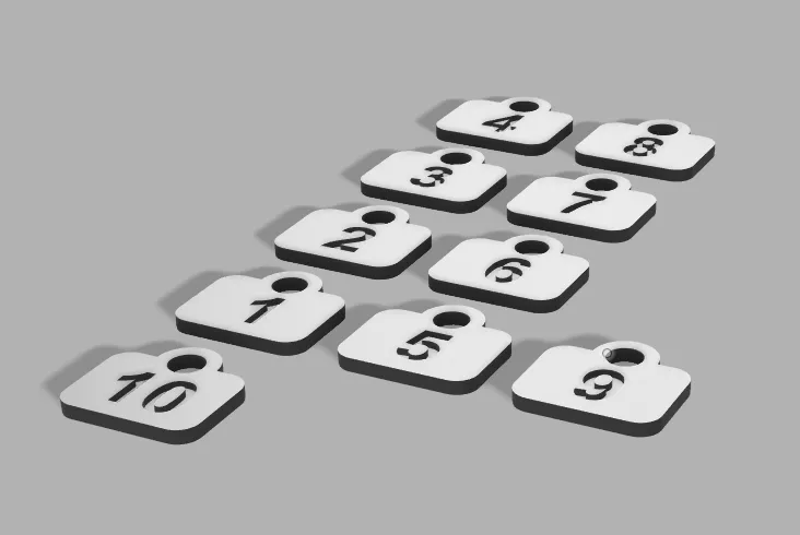 KeyNumbers by Jan Lasse Fränznick | Download free STL model ...