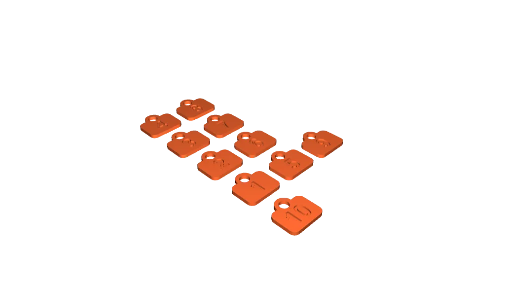 KeyNumbers by Jan Lasse Fränznick | Download free STL model ...