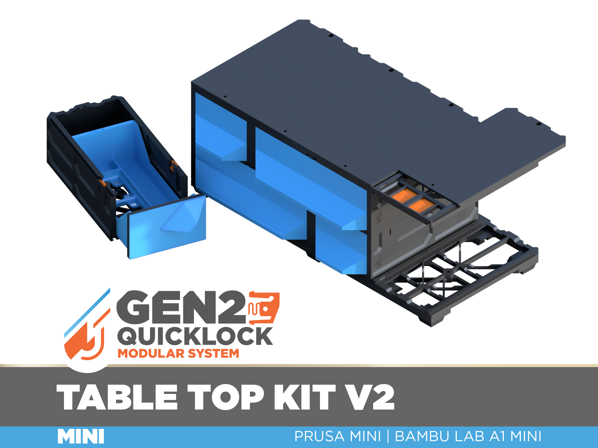 GEN2 Table Top Kit V2 - MINI por Jerrari | Descargar modelo STL ...