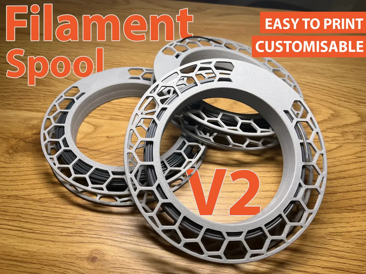 Small Filament Spool V2 | Leftovers or Samples by Winnie | Download ...