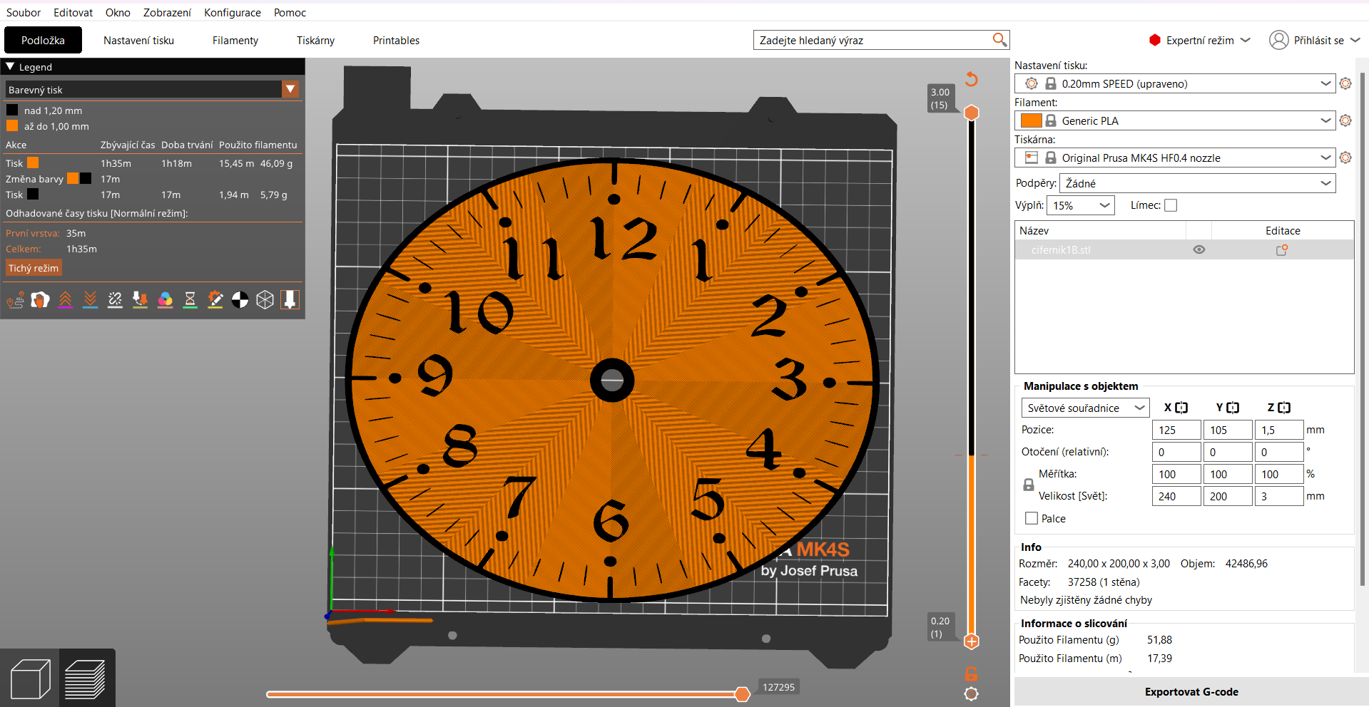 Very simple clock faces (clock dials) without g-codes par Nina Máčová ...
