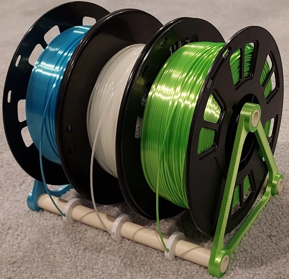 Simple Spool Rack by Robulus | Download free STL model | Printables.com