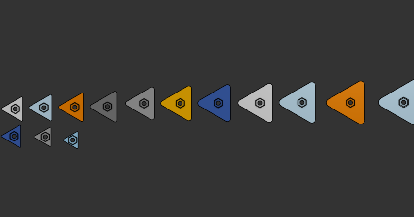 Triangle Hex Screw Cap Collection by Markbit | Download free STL model ...