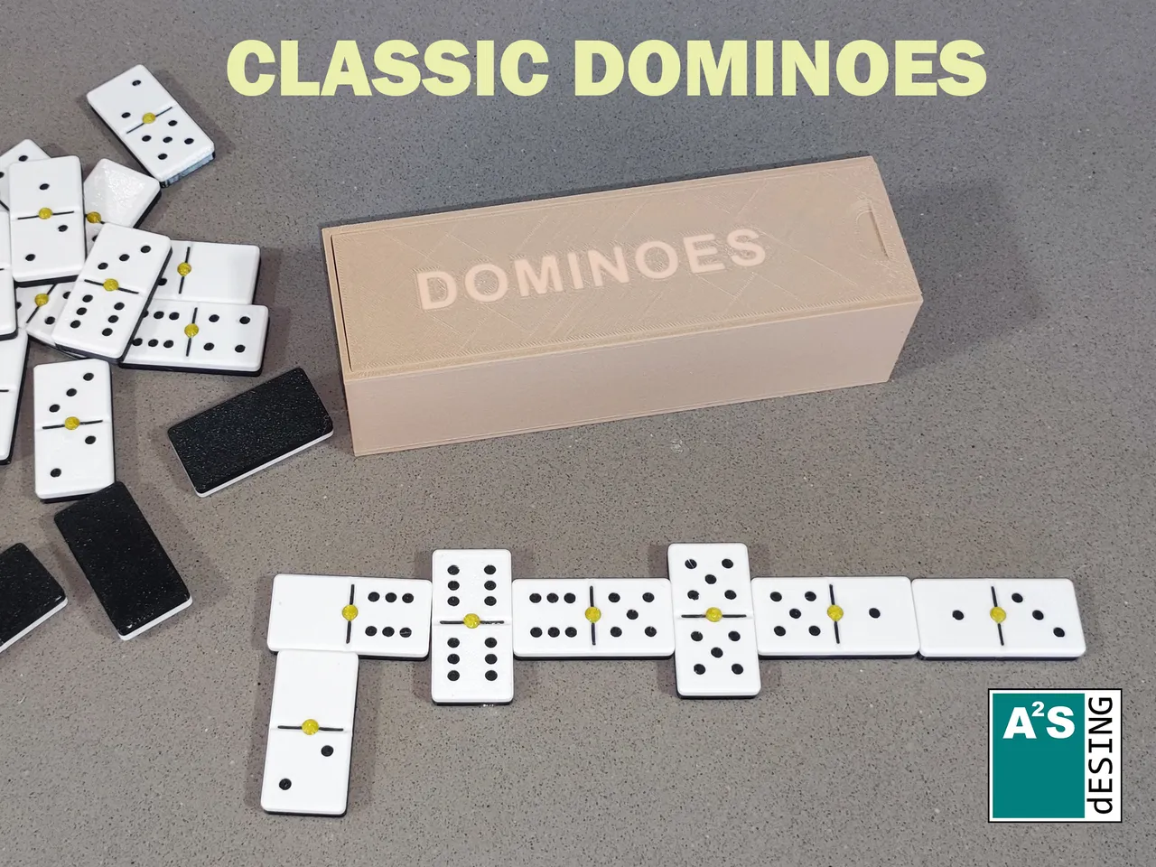 Classic dominoes by A2S_dESING | Download free STL model | Printables.com
