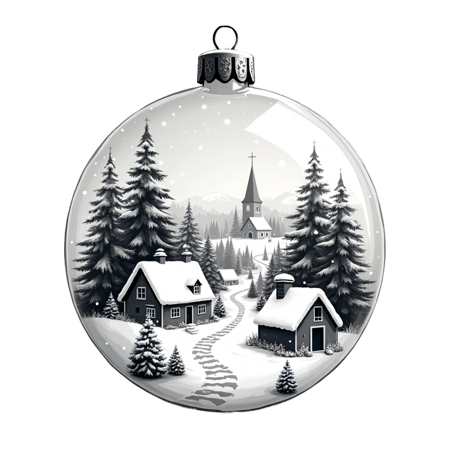 Village in winter by nyky989 | Download free STL model | Printables.com