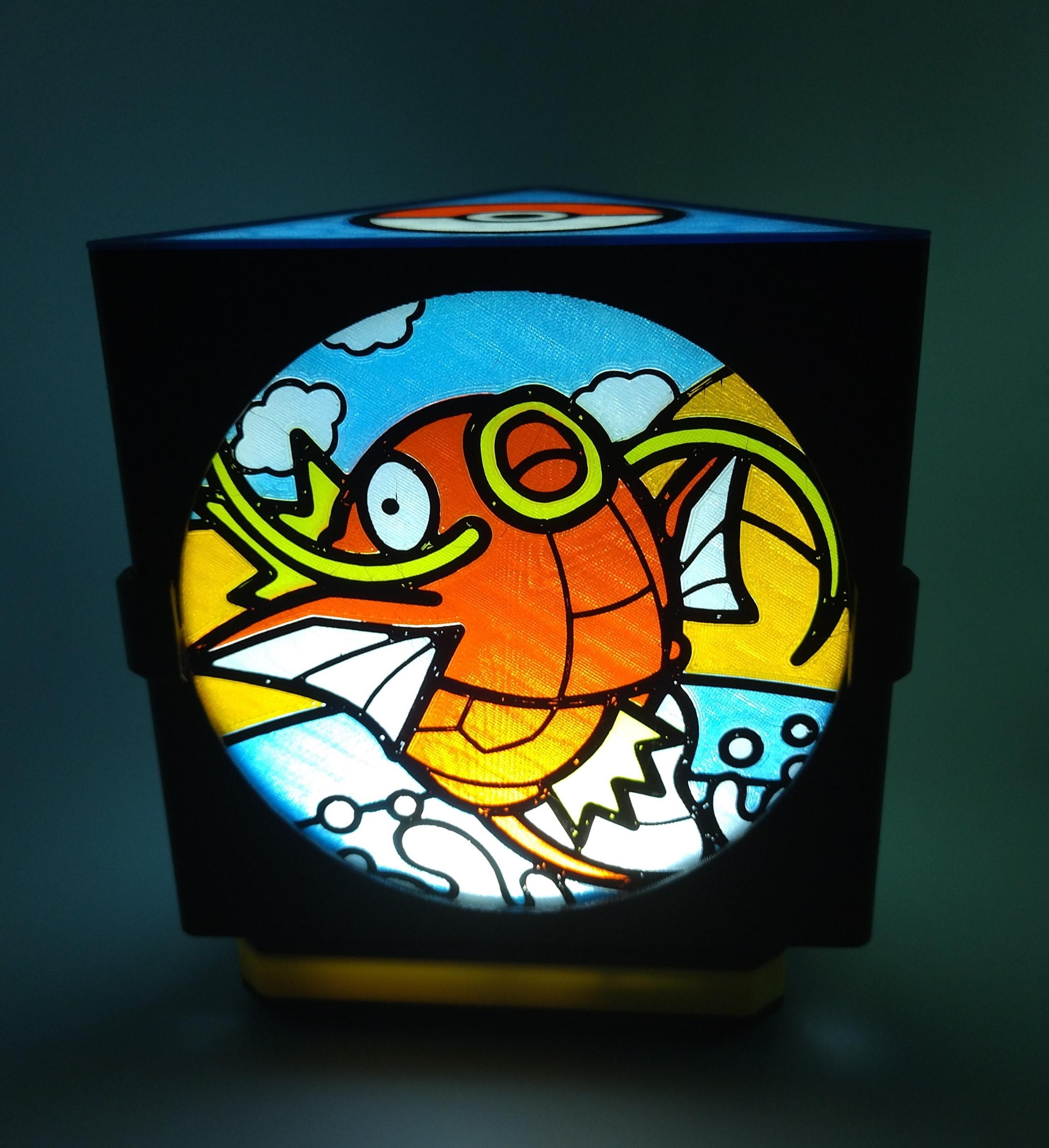 Magikarp Plate for Stained Glass Like Lamp von rayjizza | Kostenloses ...
