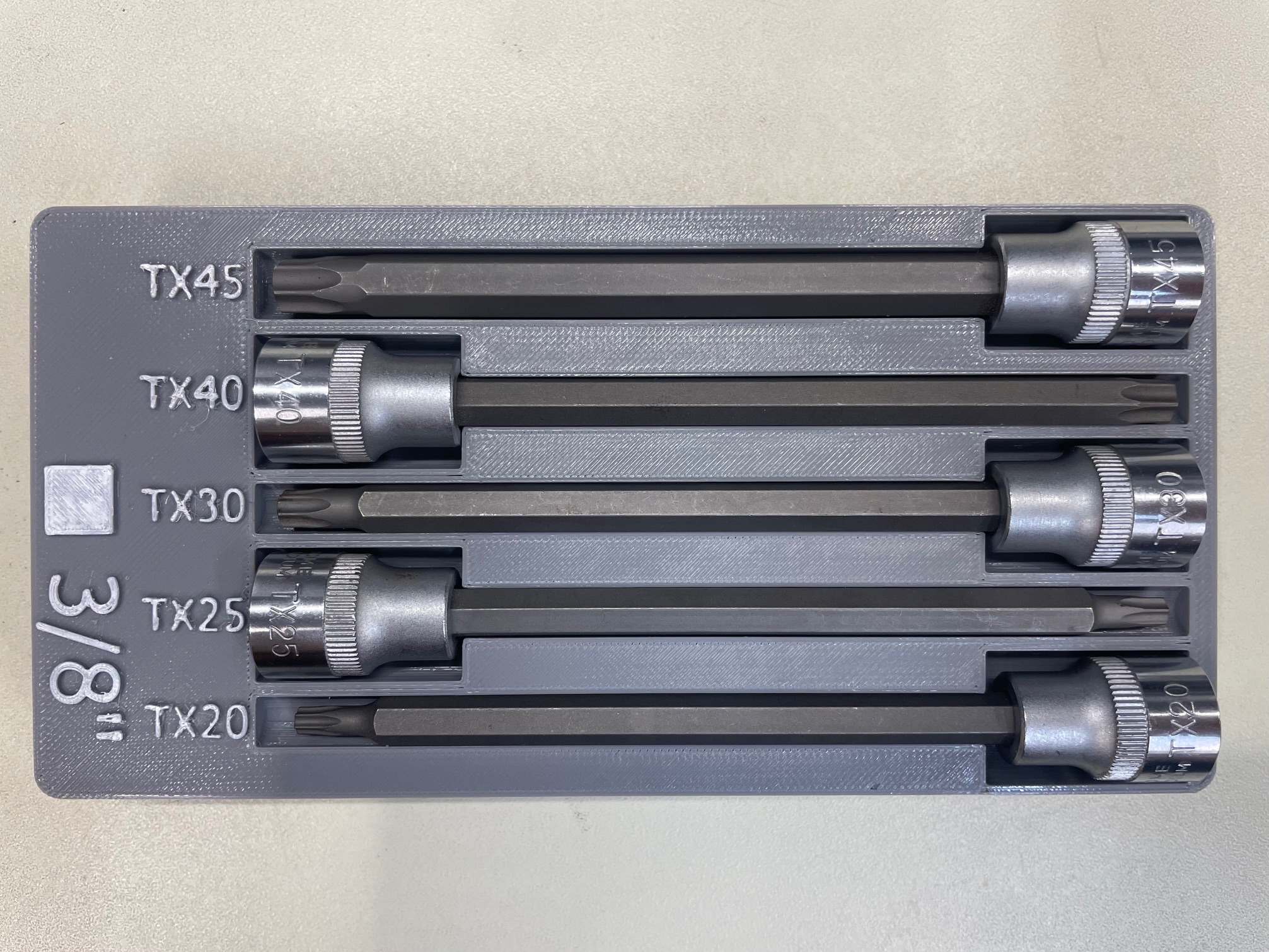 gridfinity bin socket torx holder by Richard Schalander | Download free ...