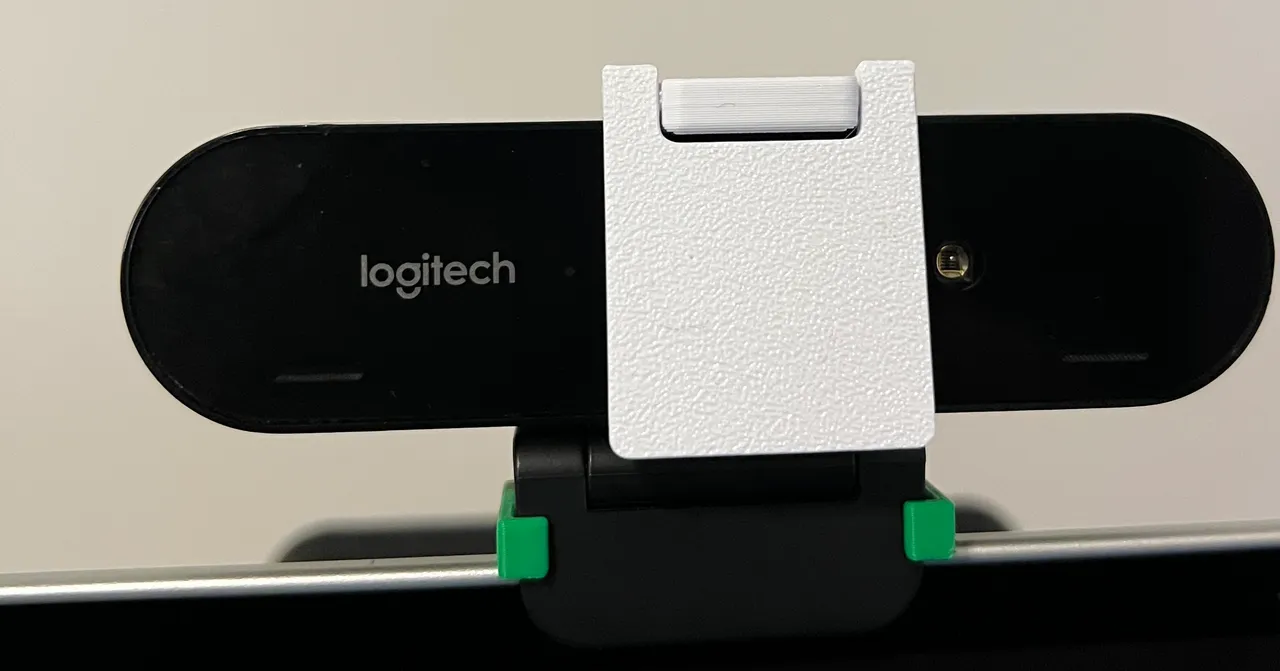 Logitech Brio Webcam Cover by FiveThirtyEight | Download free STL model ...