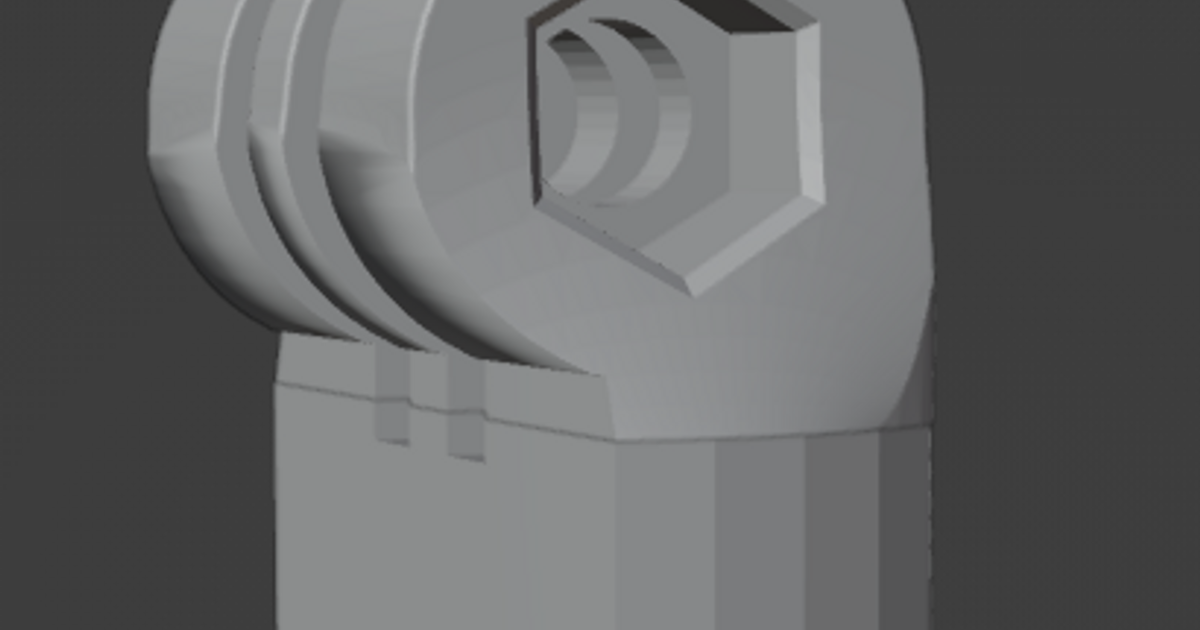 GoPro Mount Base FOR WIDE angles (import this into your GoPro Mount ...