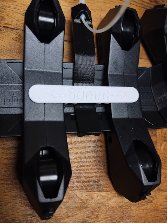 MMU3 Spool Holder spacer (60mm and 70mm widths) by REMLURELMI ...