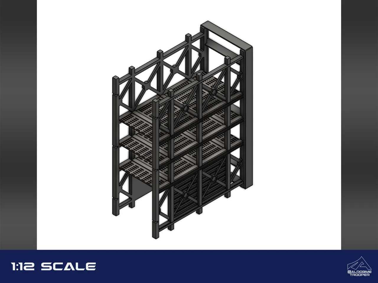 Death Star Weapon Rack 1:12 Scale by aldobme | Download free STL model ...