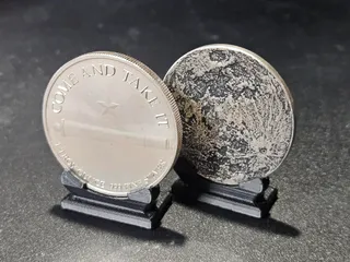 1oz Silver Coin Stand by Nitekry D Paul | Download free STL model ...