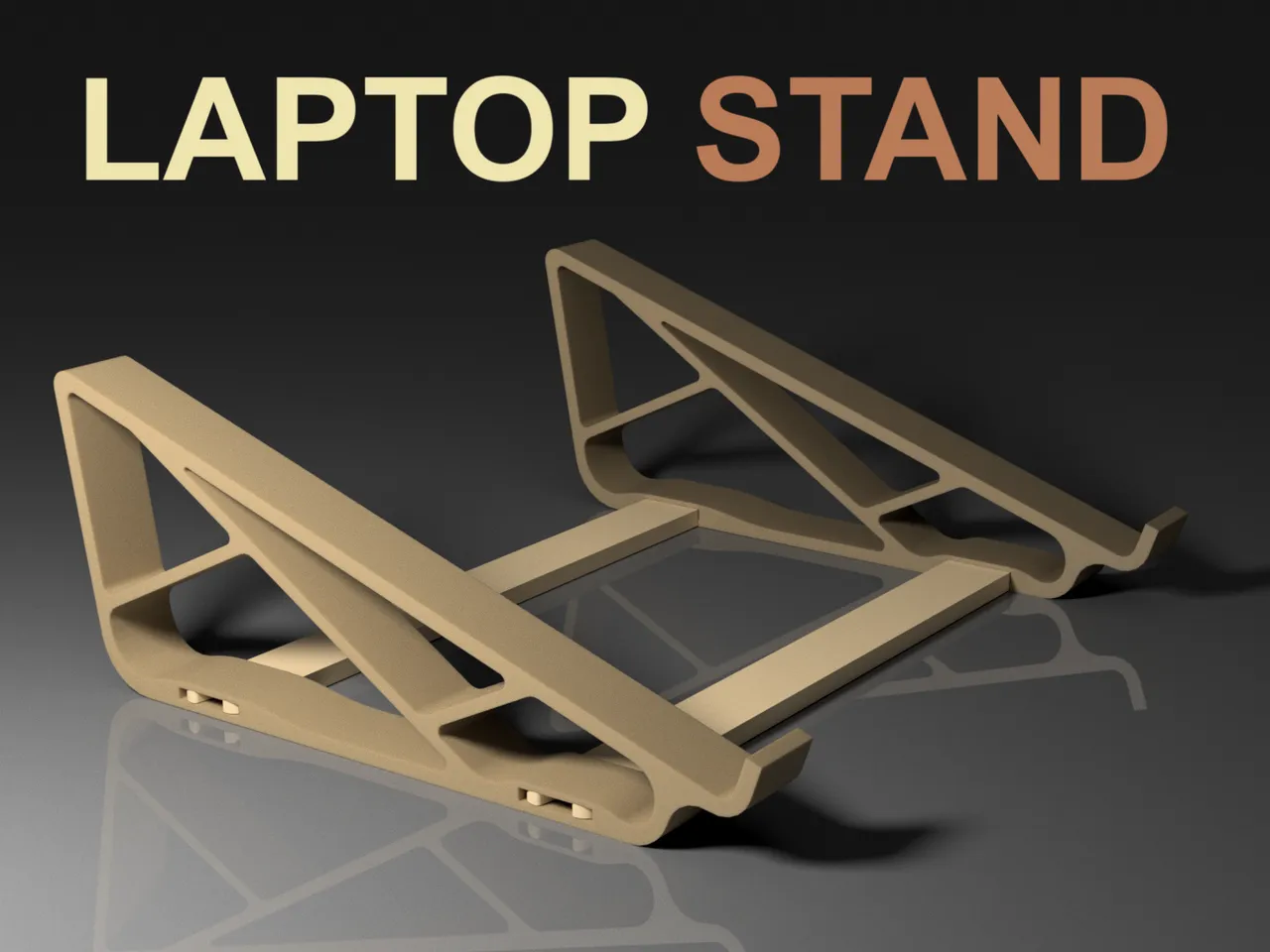 Laptop Stand by Tomba | Download free STL model | Printables.com