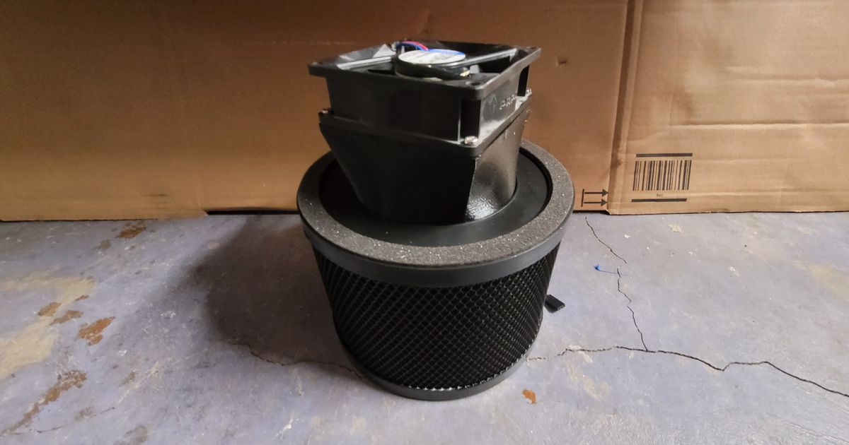 3D Printer Air filter - 80mm Fan - Taotronics TT-AP001 Filter by ValRC ...