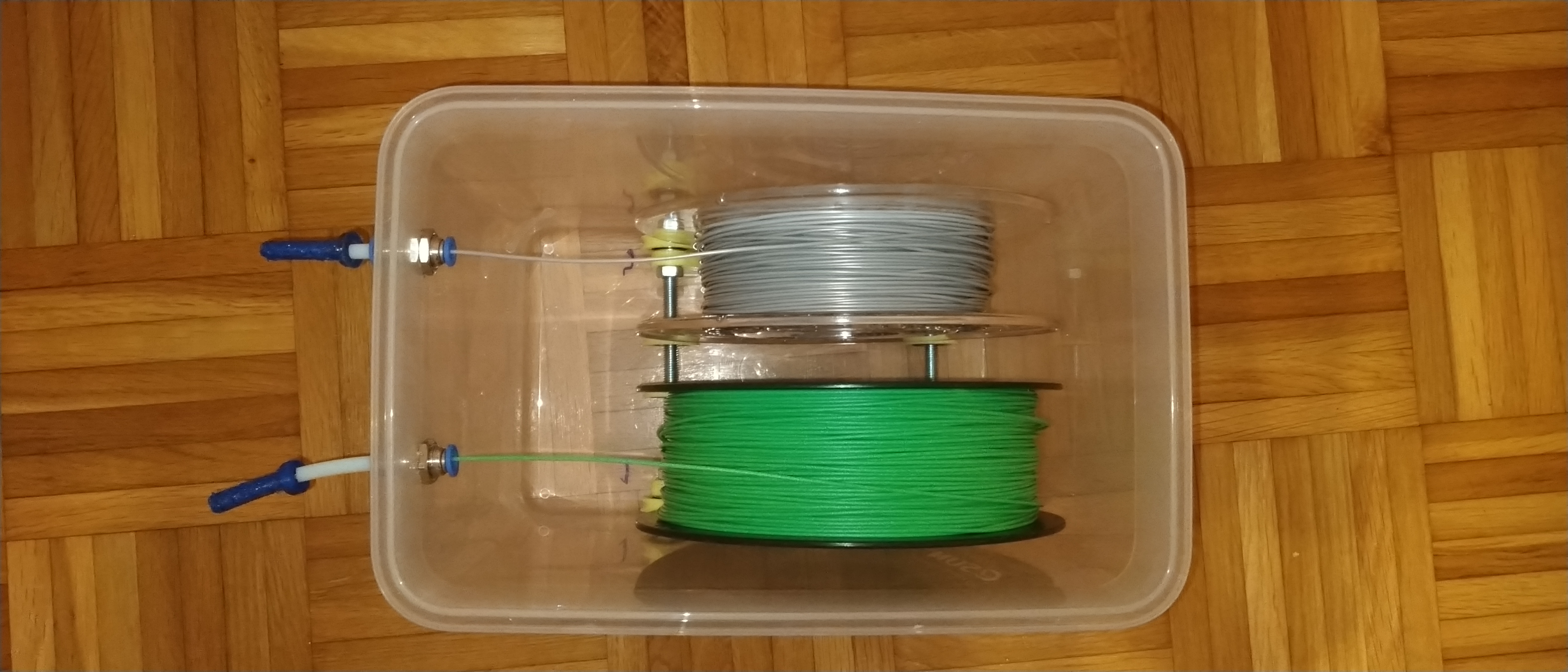 Filament dry box (2 spools) by 93djen | Download free STL model ...