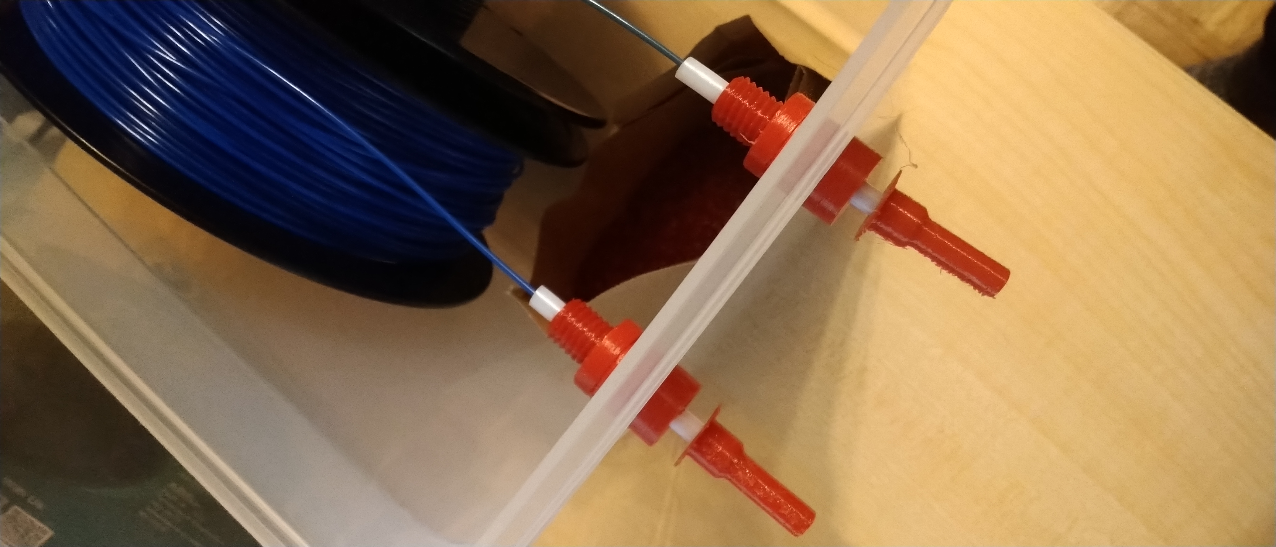 Filament dry box (2 spools) by 93djen | Download free STL model ...