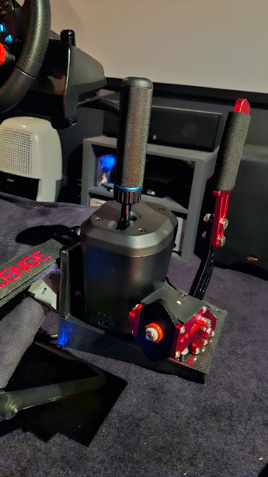 Logitec RS Shifter and USB handbrake holder for Playseat Challenge by ...