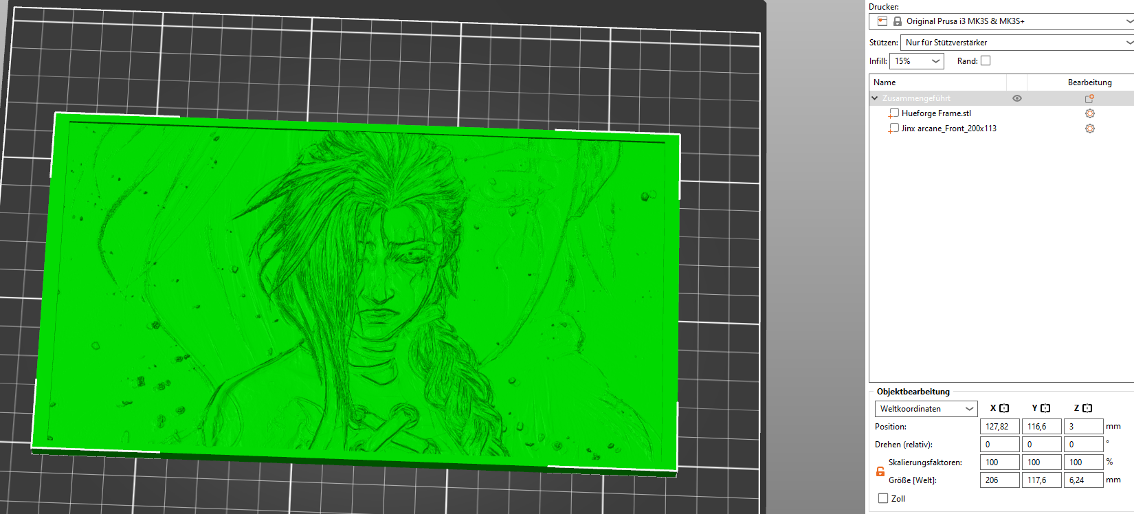 Hueforge Frame Printinplace (scalable) by Bubblegum Joe | Download free ...