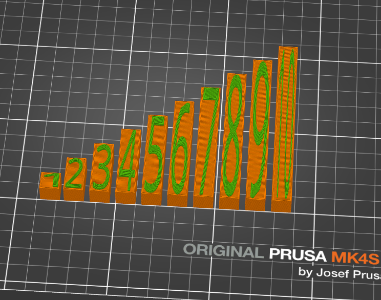 Number sticks by Pol | Download free STL model | Printables.com