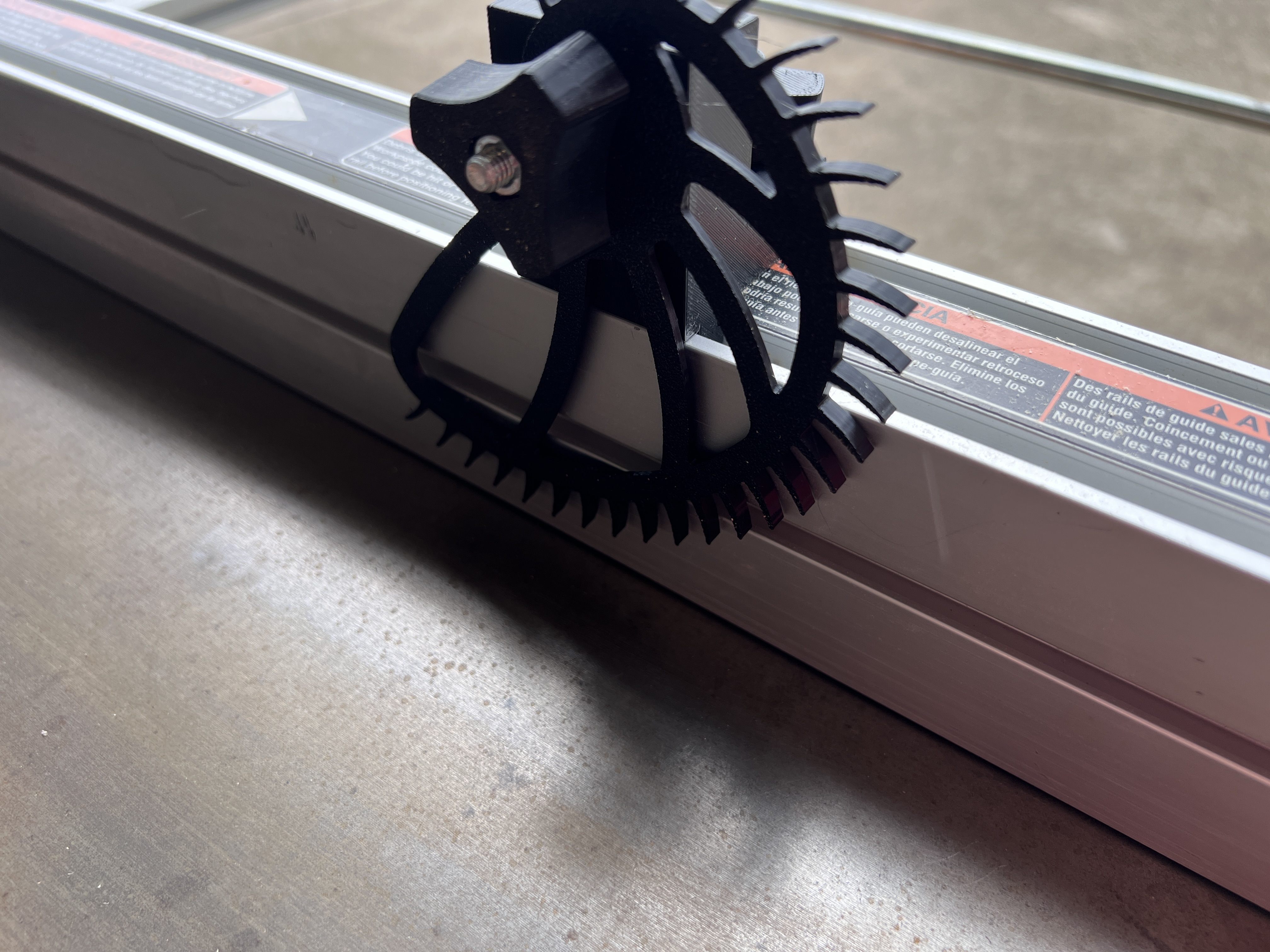 Table Saw Vertical Rail Holder-Rigid TS3650 for Featherboard and ...