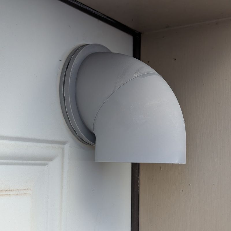 Creality Falcon2 Pro - Exterior Door Pass Thru For Ventilation (3＂ hose ...