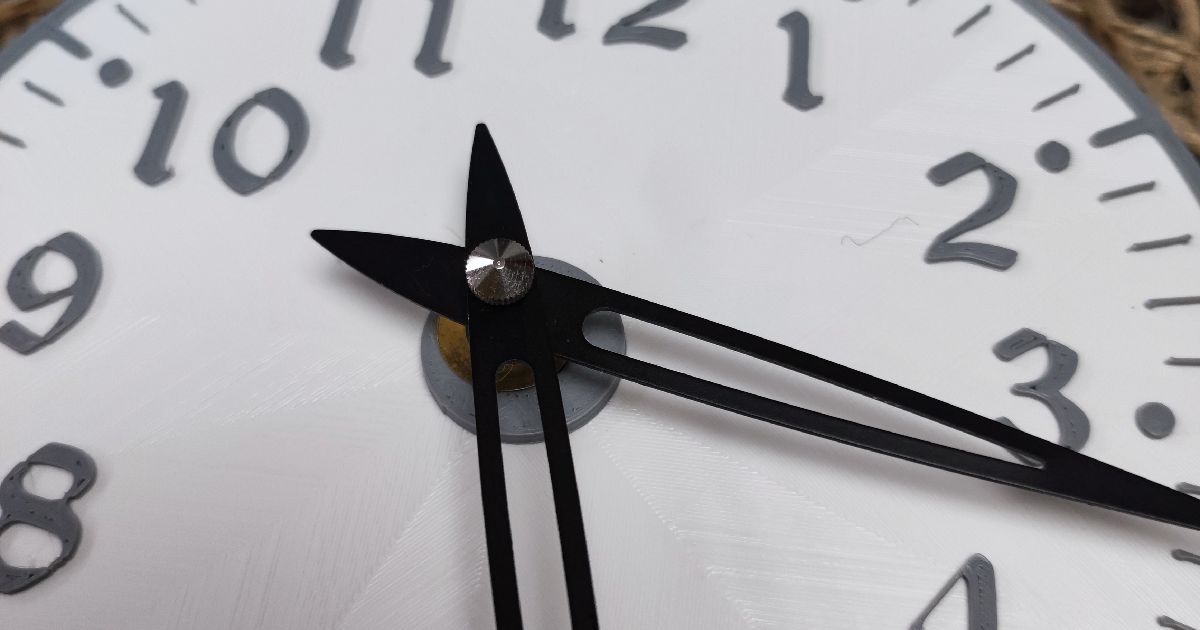 Very simple clock faces (clock dials) with g-codes von Nina Máčová ...