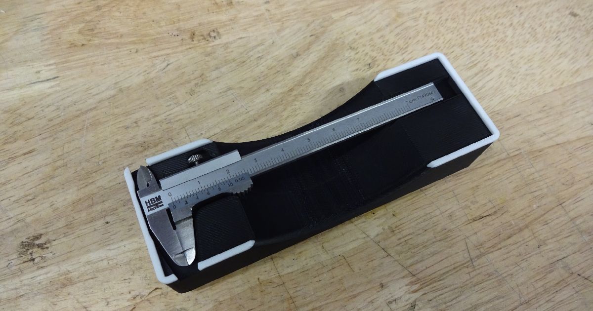 Gridfinity mini caliper holder hbm schuifmaat by pietjepuk | Download ...