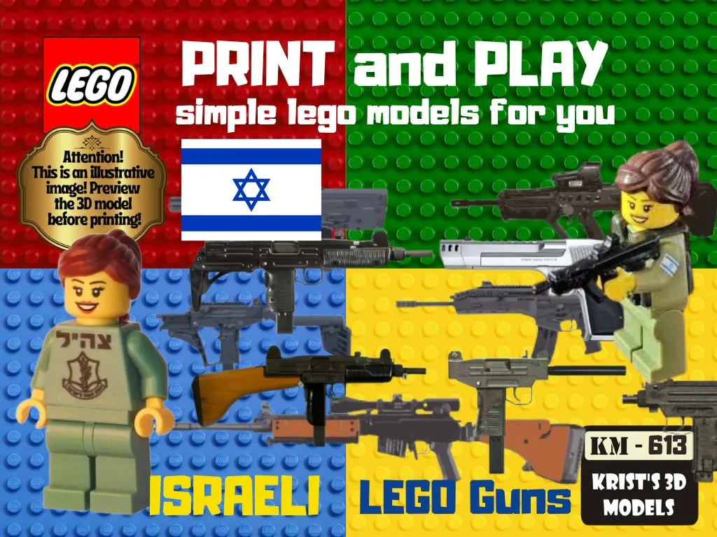 LEGO Israeli Guns by Mgr. Pavel Krist | Download free STL model ...