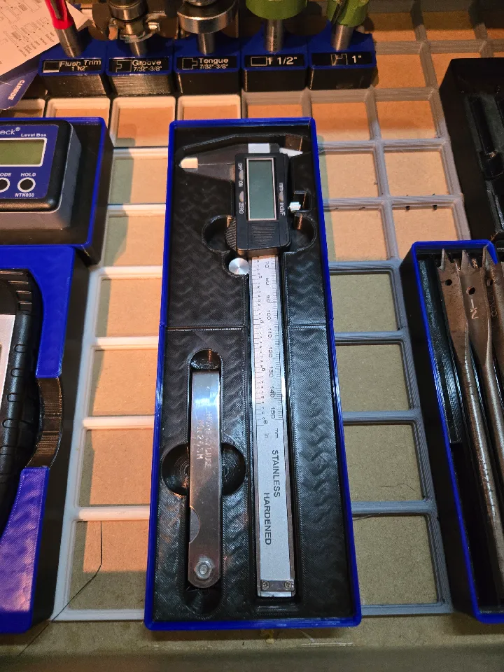 Caliper and Feeler Guage Gridfinity by Ward to Workshop | Download free ...