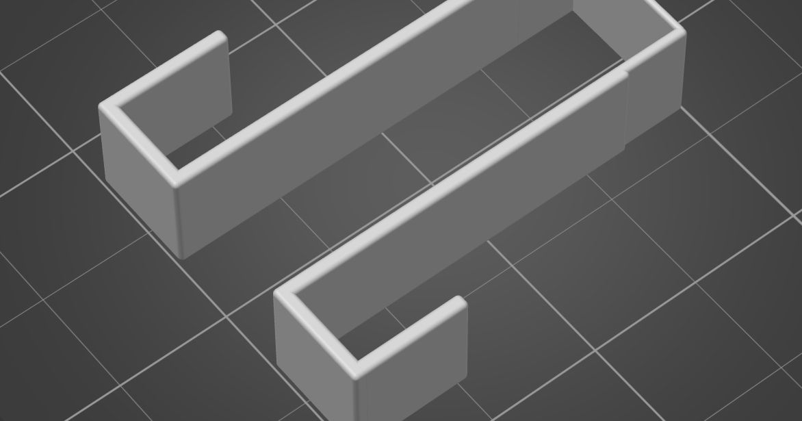 Double sided door hook by Designs by T | Download free STL model ...