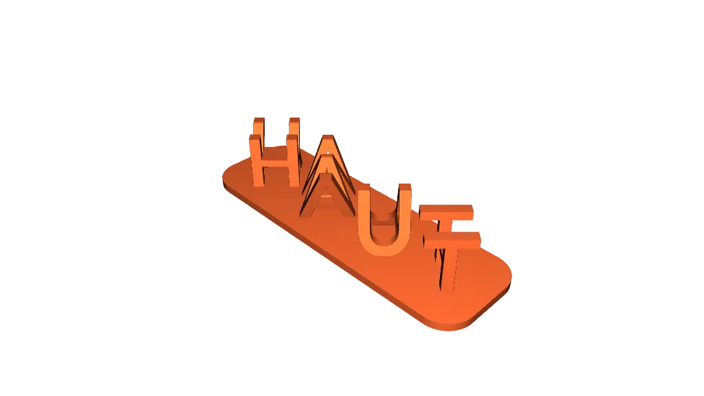 Hawk Tuah Dual Letter Illusion by Adi Prajapati | Download free STL ...