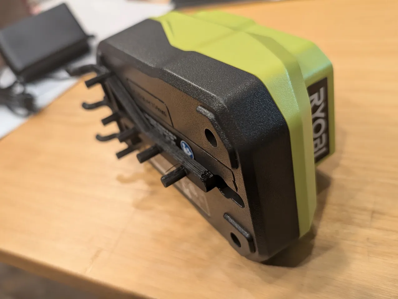 Ryobi Battery Charger (2024, Model PCG002) - Pegboard Mount Bracket by ...