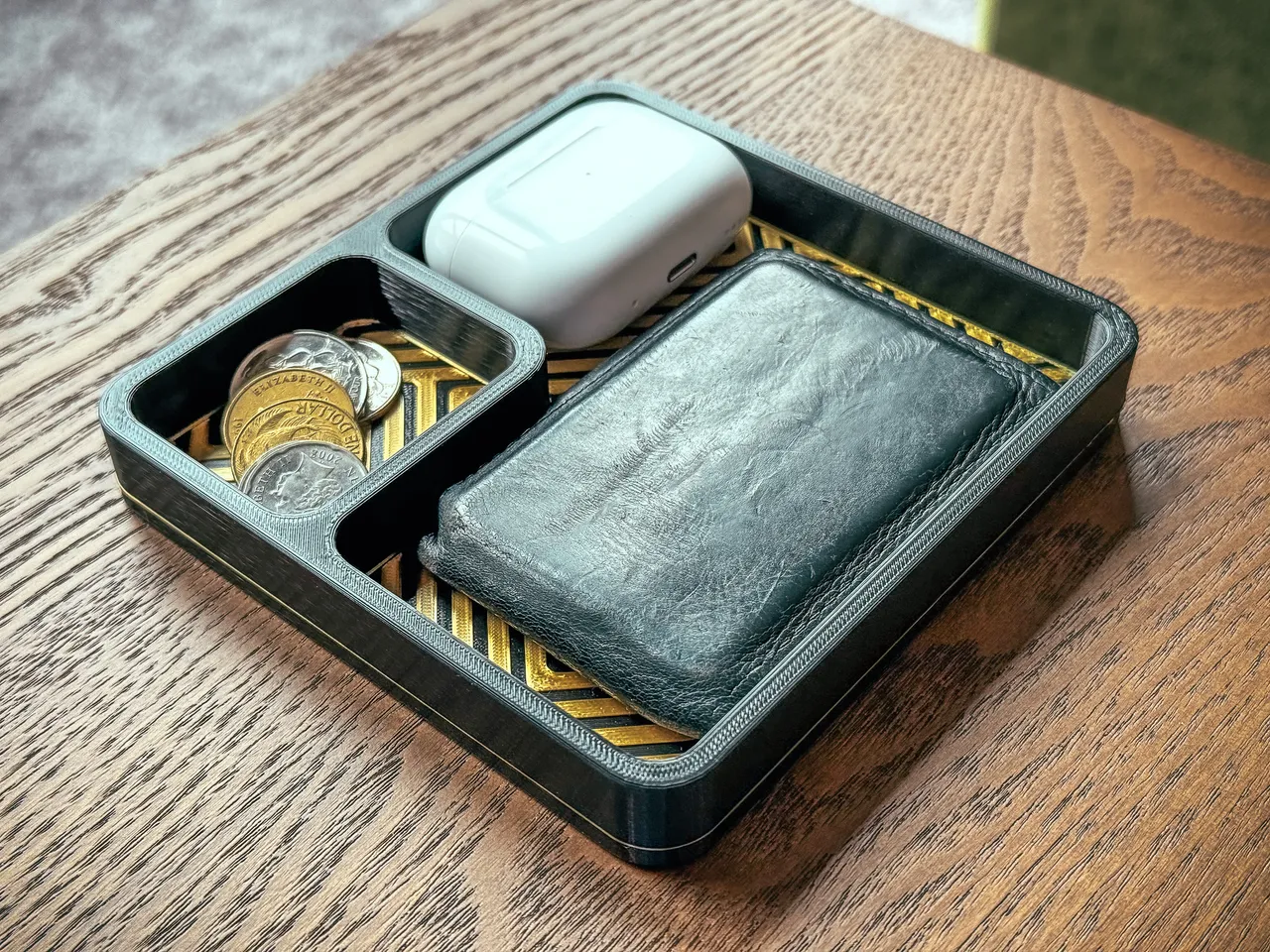 Zig Zag Coin Tray by jbutler | Download free STL model | Printables.com