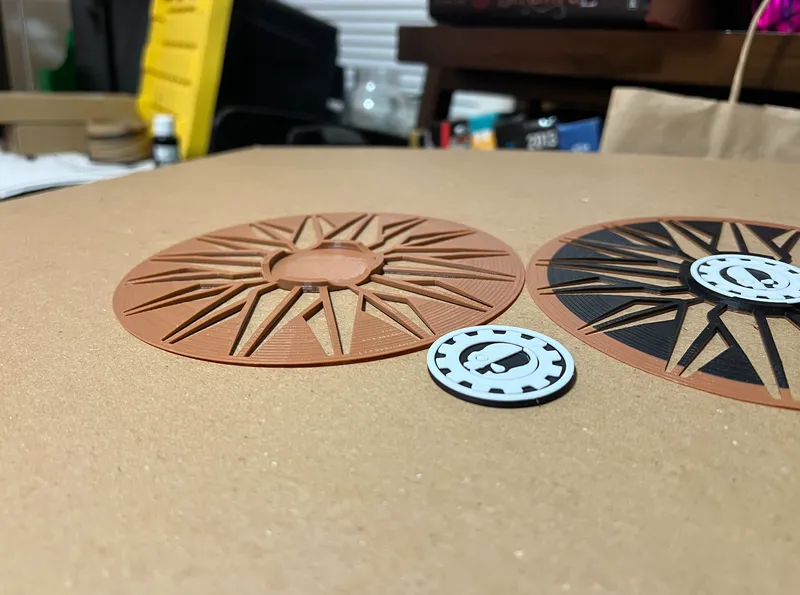 6" Objective Marker w/ Center Token Holder by Nhines31 | Download free ...
