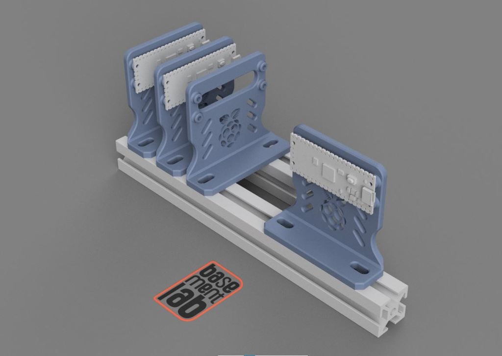 Raspberry Pi Pico 2020 vertical Stand alone / Cluster - Supporto ...