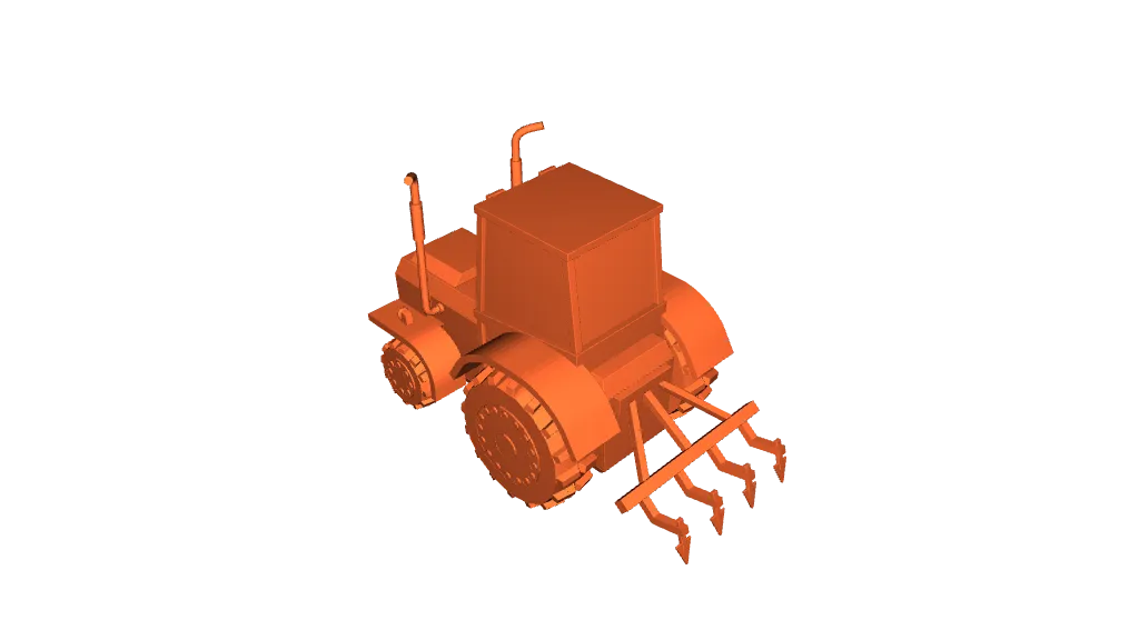 Tractor by Joseto | Download free STL model | Printables.com