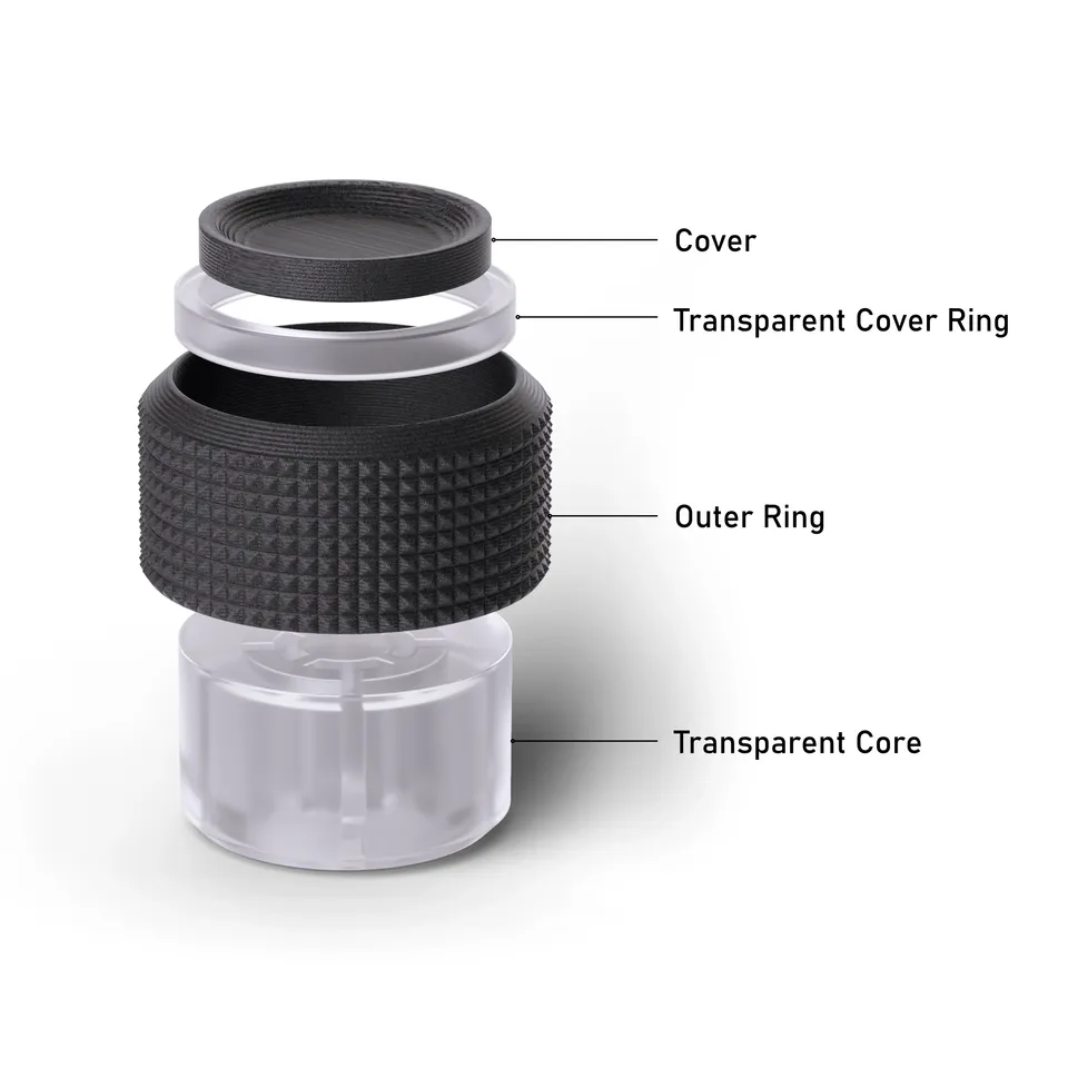 Rotary Encoder Knob (Illuminated) by Af76 | Download free STL model ...