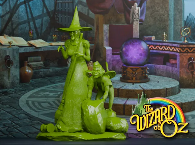 Wicked Witch | Wizard of Oz by FreedomMaker | Download free STL model ...